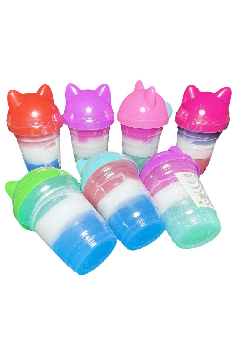 Kitty Cat Ear Three Tone Slime Cup – Paws-itive Purr-chases